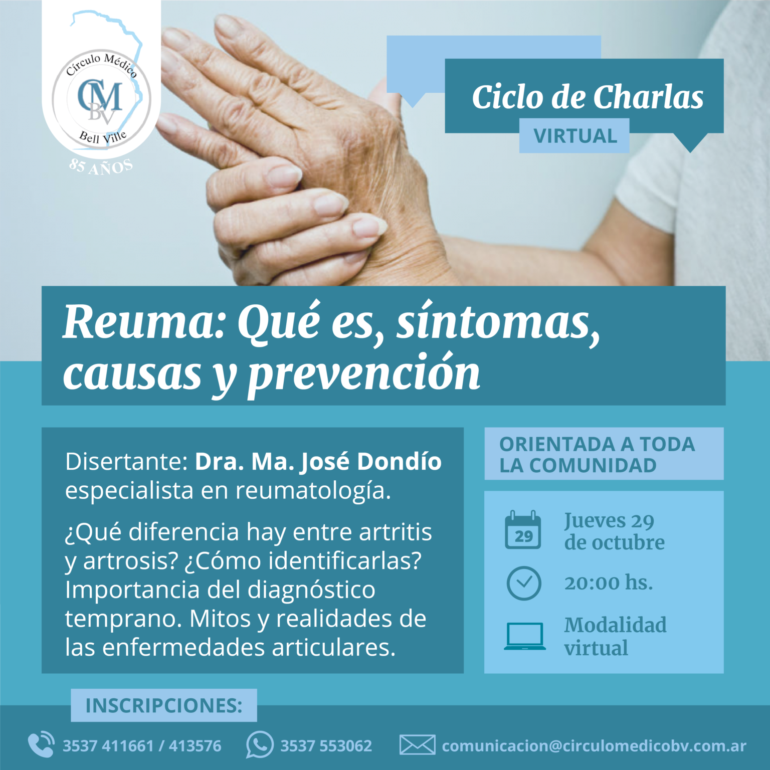 Reuma: qué es, síntomas, causas y prevención. – Circulo Medico Bell Ville